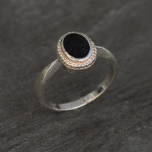 Whitby Jet Rings | Handcrafted Jewellery | Aurora Jet