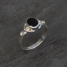 Whitby Jet Rings | Handcrafted Jewellery | Aurora Jet