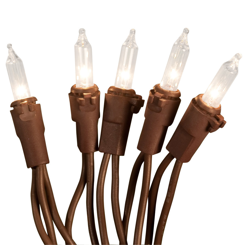 Brown Corded Mini-Lights - Nida Lighting