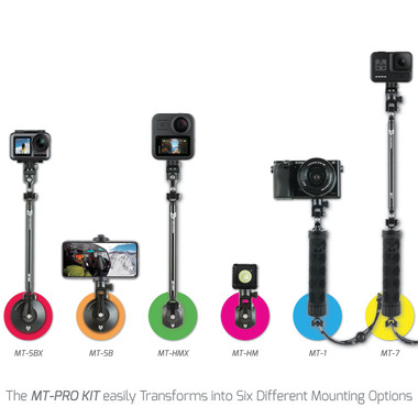 The MT-PRO KIT transforms into six different mounts by interchanging ...