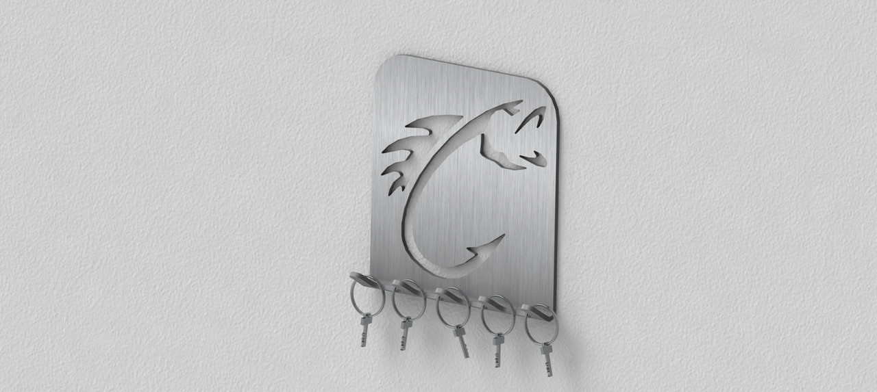 Fish Hook Key Rack - Boosted Beauties