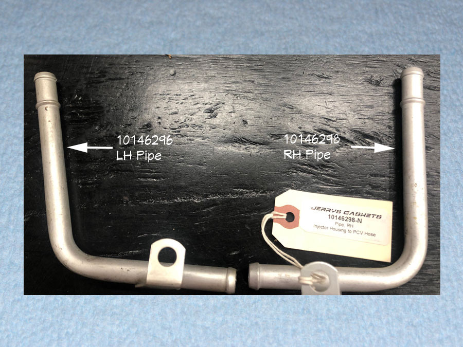 Pipe LH, Injector Housing to PCV Hose, NEW, 90~95 [000] - Jerrys Gaskets