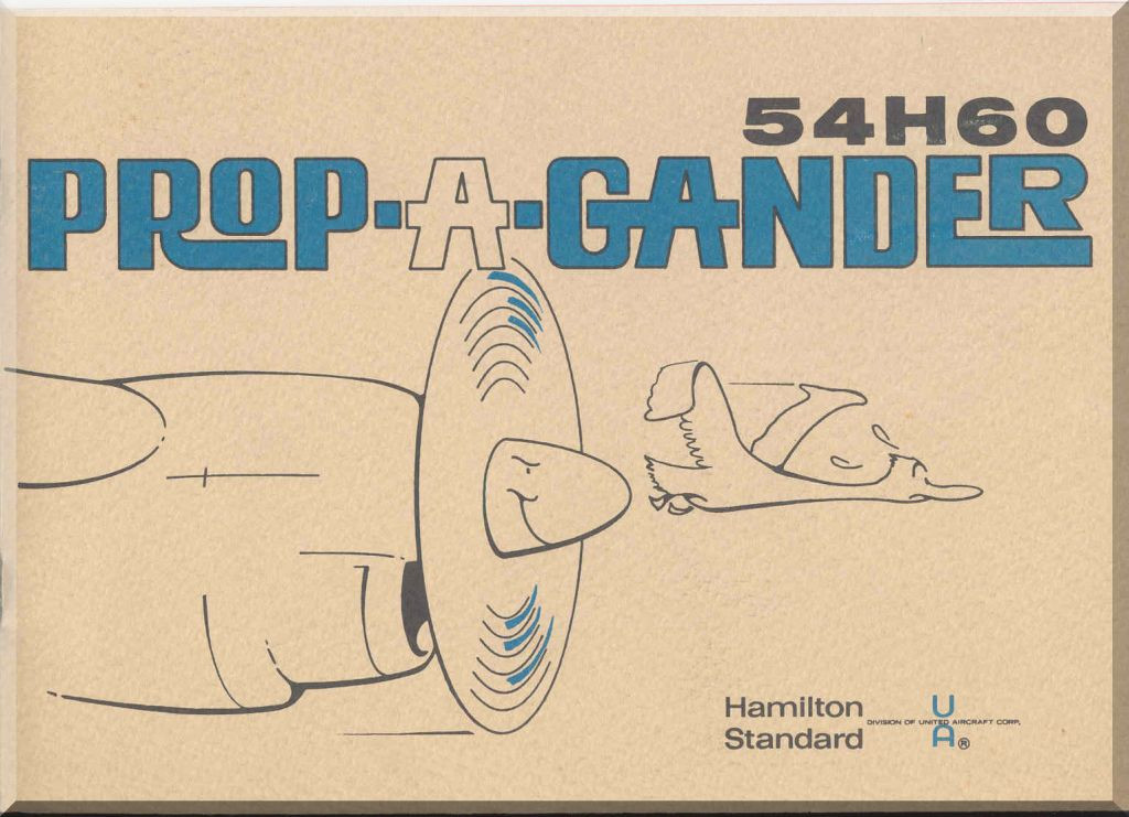 Hamilton Standard Aircraft Propeller Prop A Gander Manual - 54H60 ...