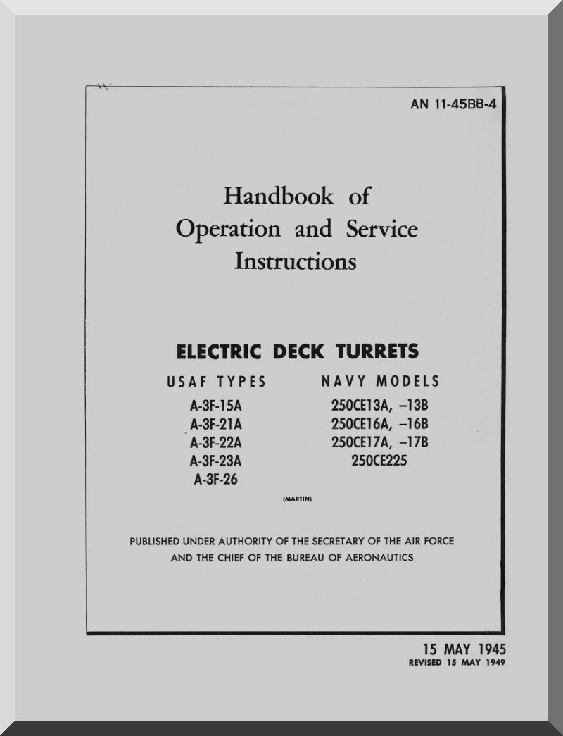 Electric Deck Turret Handbook Operation and Service - AN 11-45BB-4 ...
