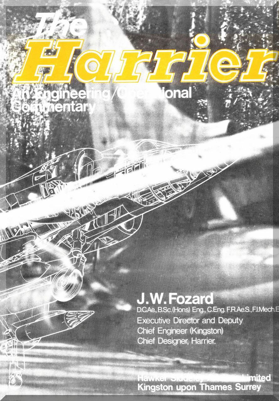 BAe / Hawker Siddeley Harrier Engineering Aircraft Technical Brochure ...