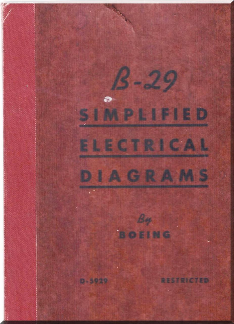 Boeing B-29 Aircraft Simplified Electrical Diagrams Manual - D-5929