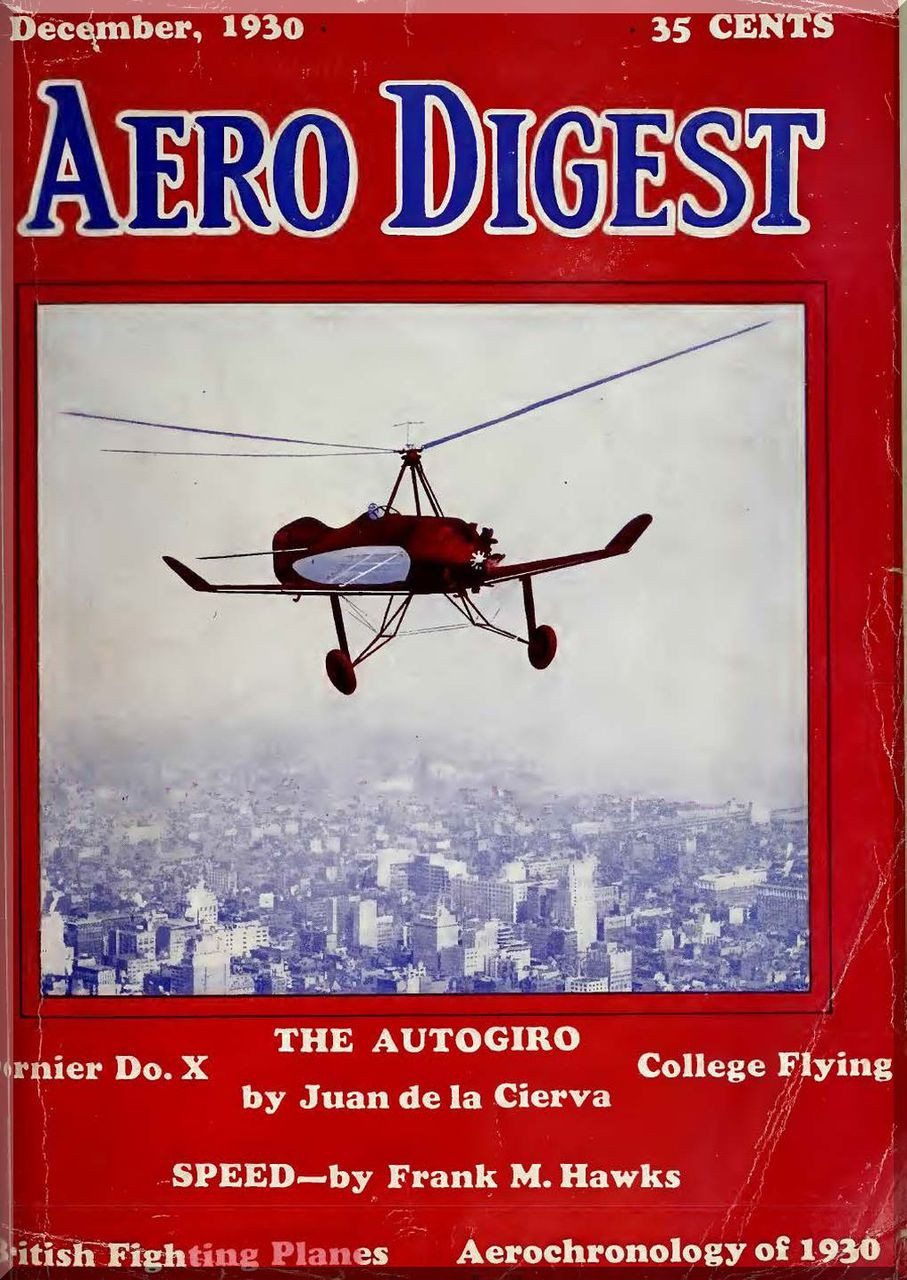 Aero Digest Aircraft Aviation Magazines December 1930 - Aircraft ...