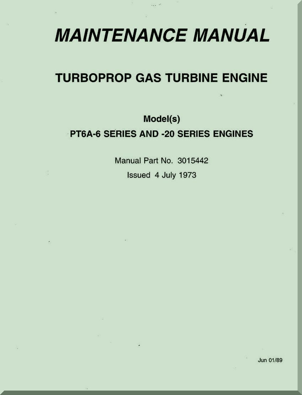 pt 6 engine manual