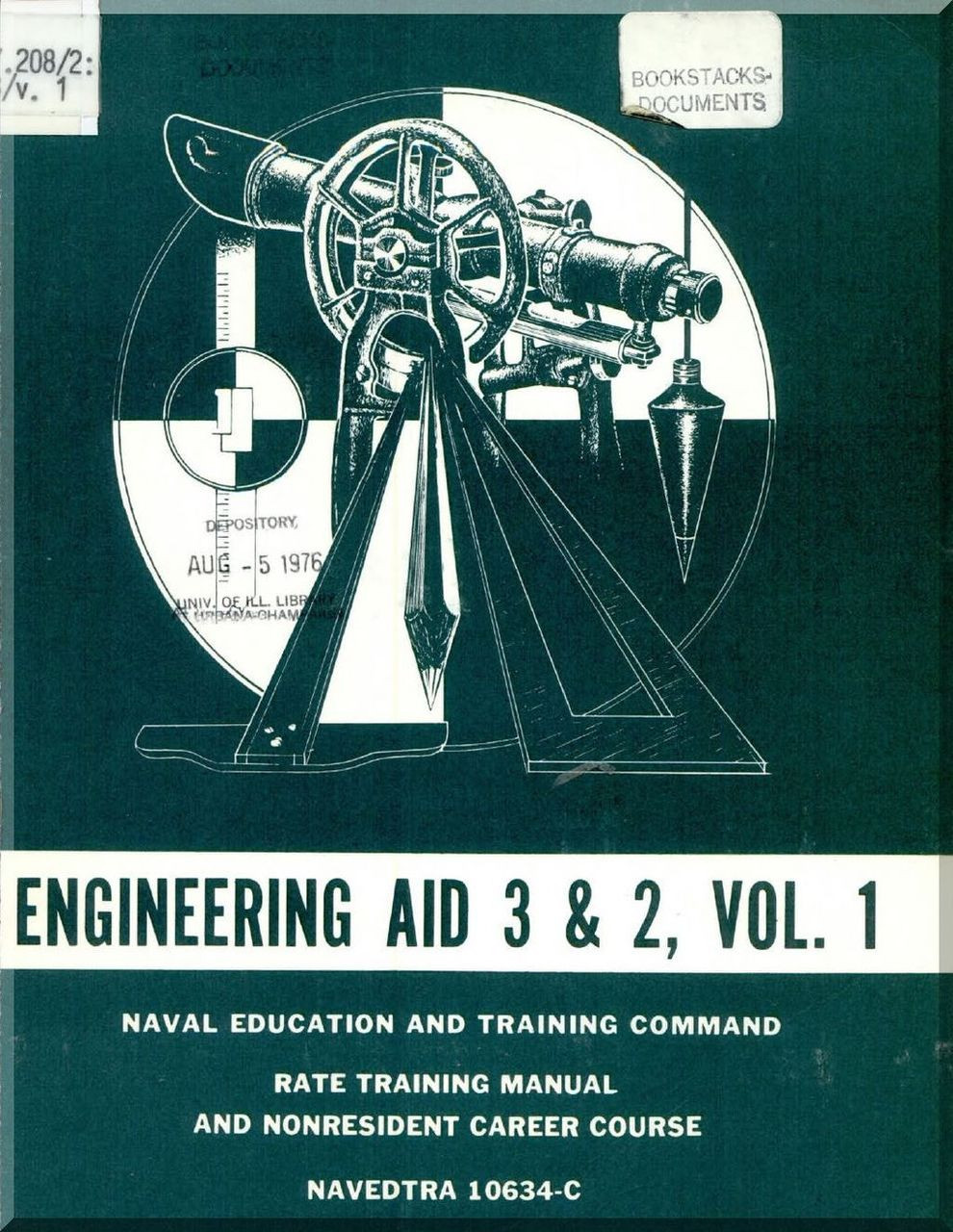 Engineering Aid 3 & 2 , Vol.1 NAVY Training Courses Manual - 1976 ...