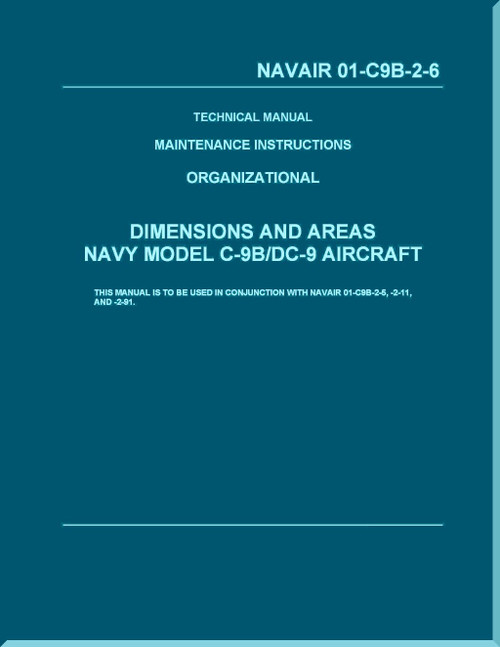 Douglas C 9b Dc 9 Aircraft Maintenance Instructions Organizational