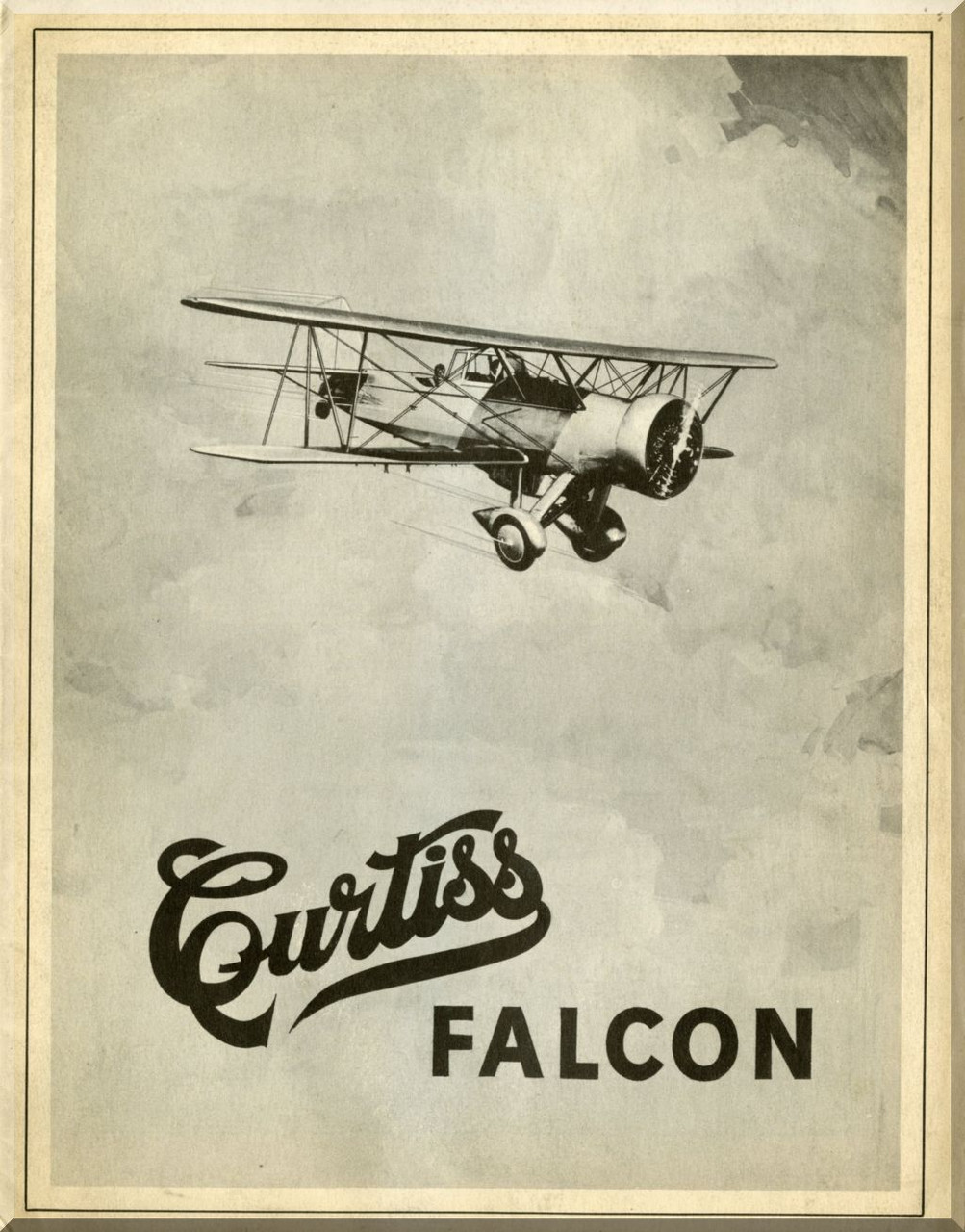 Curtiss Falcon Airplanes Aircraft Technical Brochure Manual