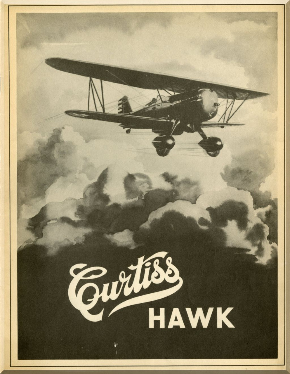 Curtiss Hawk Airplanes Aircraft Technical Brochure Manual