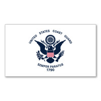Coast Guard "Racing Stripe" Logo Magnet | Magnet America