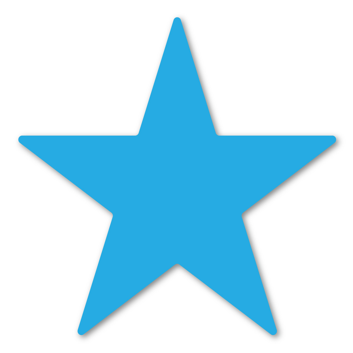 Cyan Star Magnet | Magnet America