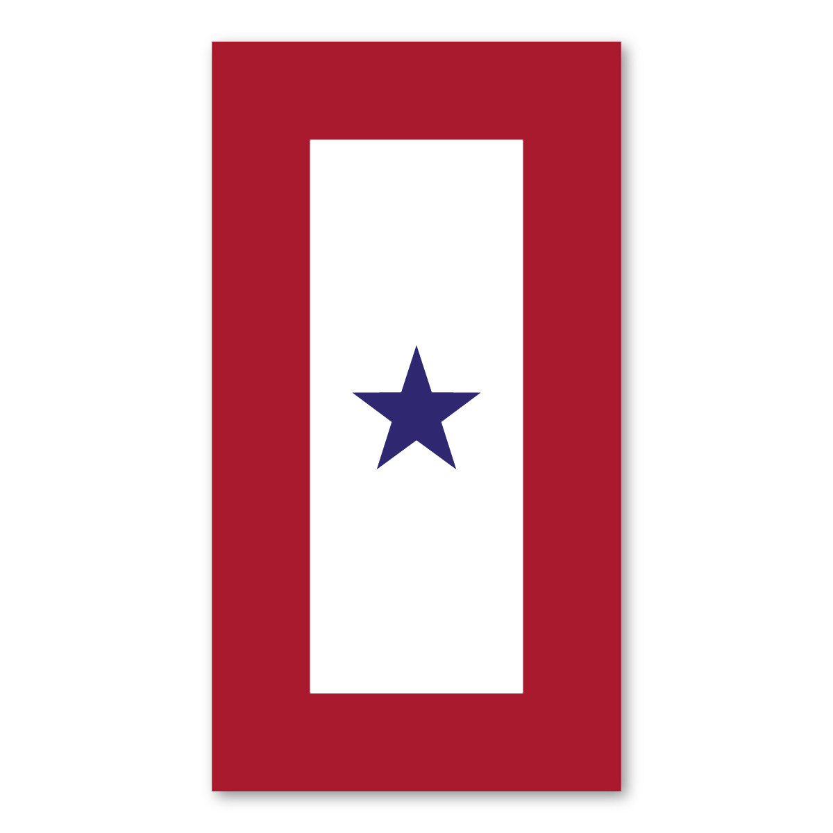 Blue Star Service Flag (1 Star) Magnet | Magnet America