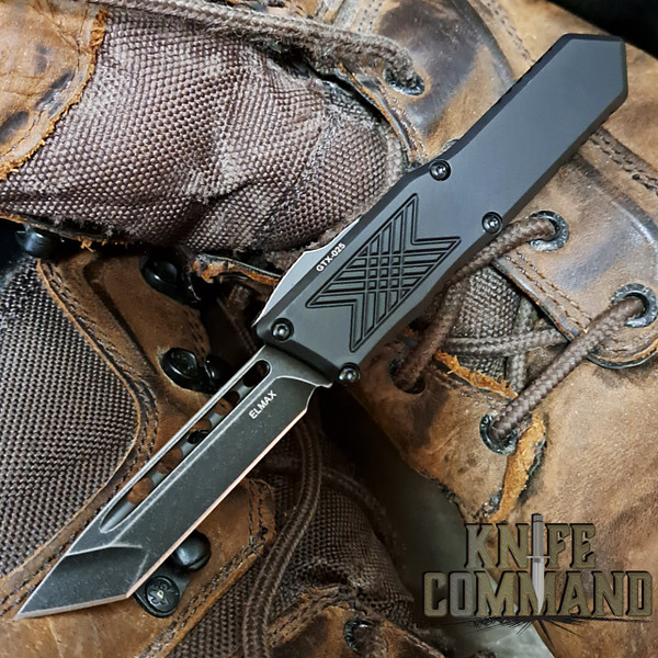 Guardian Tactical GTX-025 OTF Automatic Knife Elmax Dark Stonewash ... Guardian Tactical GTX-025 OTF Automatic Knife Elmax Dark Stonewash ...
