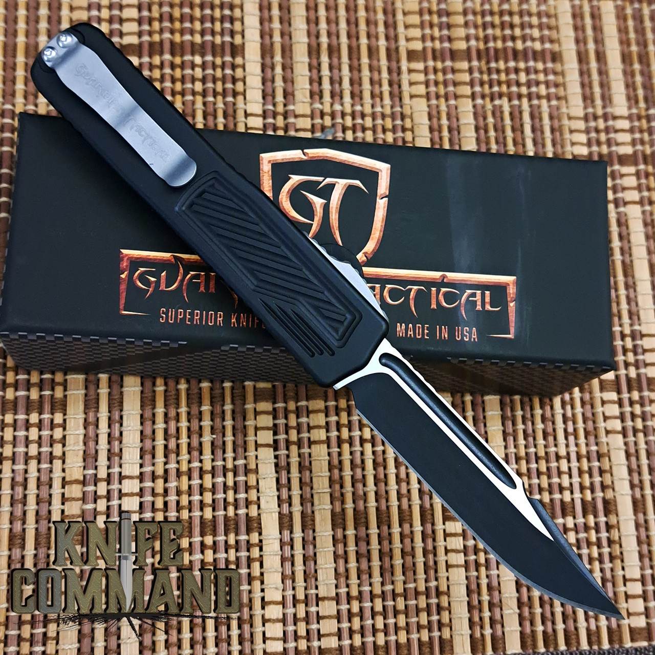 Guardian Tactical Custom Scout Black OTF Automatic Knife Two-Tone Clip ... Guardian Tactical Custom Scout Black OTF Automatic Knife Two-Tone Clip ...