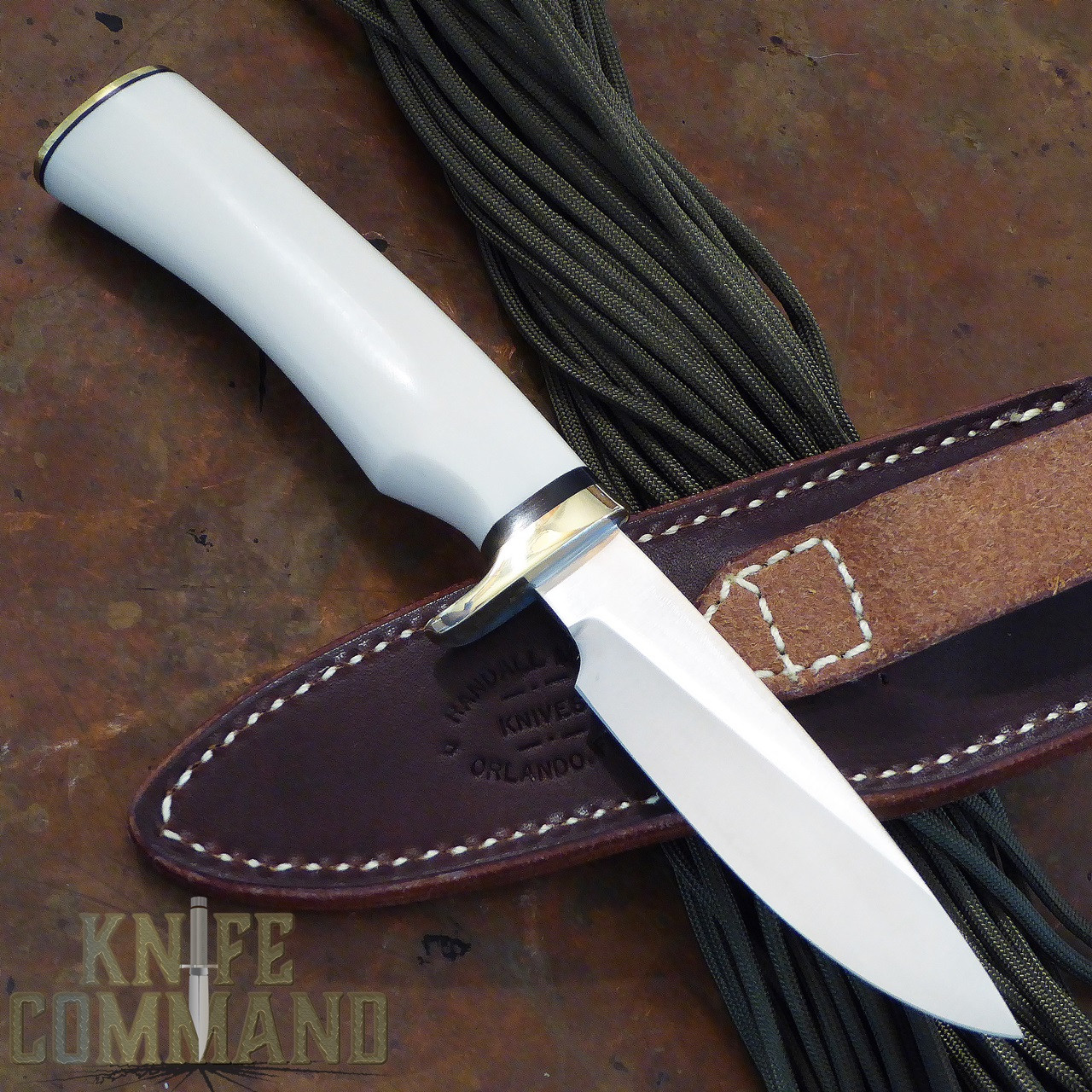 Randall Made Knives Model 26 Pathfinder Ivorite Custom Knife - KnifeCommand Randall Made Knives Model 26 Pathfinder Ivorite Custom Knife - KnifeCommand