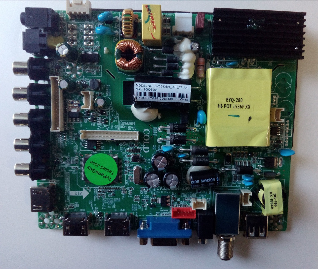 ELEMENT ELEFW408 MAIN BOARD 34015189 / CV3393BH-U39