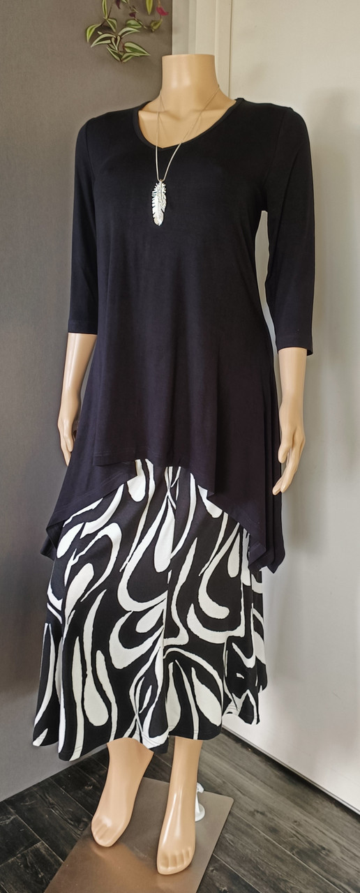 Swing skirt, Viscose with pockets - Long Island Clothing Limited
