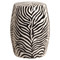 Emissary Zebra Stool - Black/White - Small