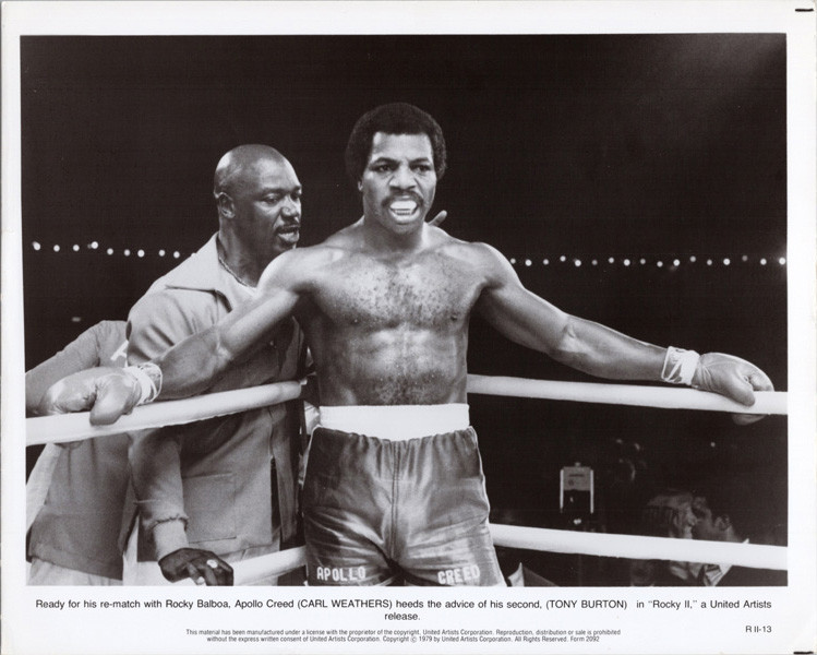 Rocky Ii Sylvester Stallone Carl Weathers Train On Beach Together 8x10 Photo Photographic Images
