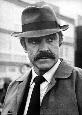Sean Connery tough guy pose in hat & overcoat 1973 The Offence 5x7 inch ...
