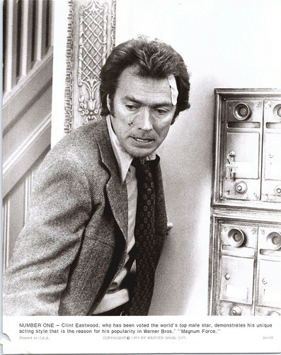 Clint Eastwood as Harry Callahan 1973 original 8x10 photo Magnum Force ...