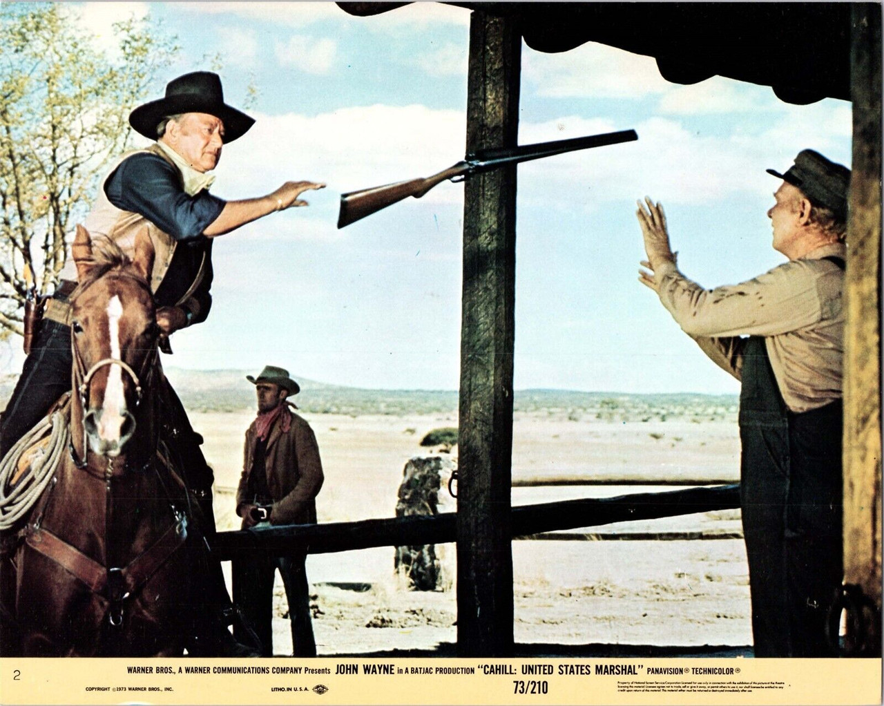 Cahill United States Marshall 1973 original 8x10 lobby card John Wayne ...