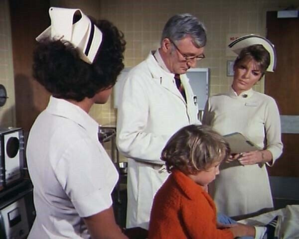 Emergency TV series Bobby Troup & Julie London in hospital 8x10 inch ...