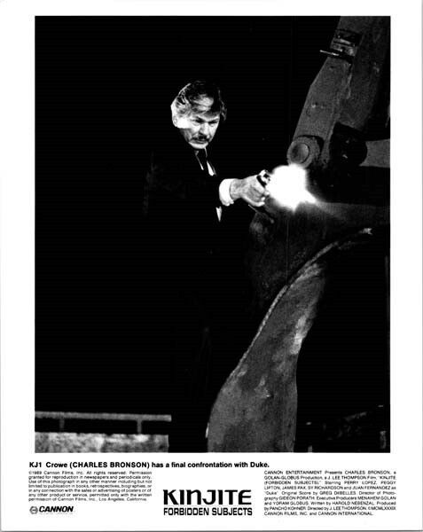 Kinjite Forbidden Subjects 1989 original 8x10 photo Charles bronson ...