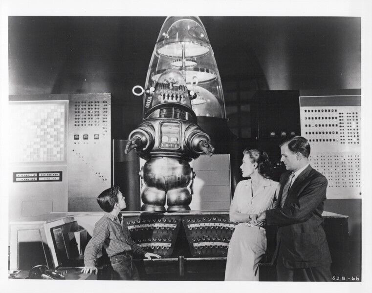The Invisible Boy 1957 Richard Eyer Robby the Robot Diane Brewster 8x10 ...