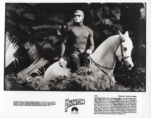 The Phantom 1996 Movie Scene Billy Zane on Horse 8x10 Original Photo ...