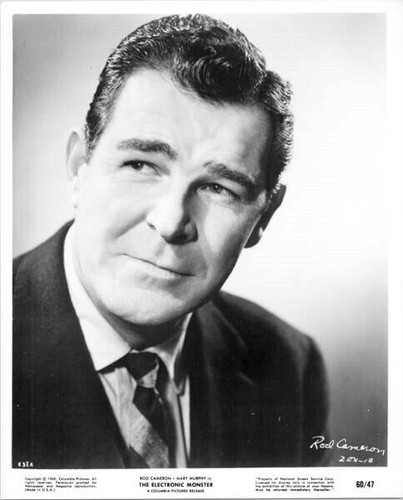 Rod Cameron 1960 original 8x10 photo portrait The Electronic Monster ...