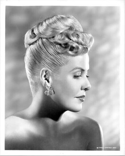Janis Carter beautiful original 8x10 photo 1940's era studio portrait ...