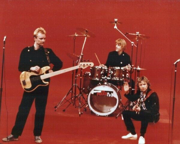 The Police Sting Andy Summers Stewart Copeland band publicity pose 8x10 ...