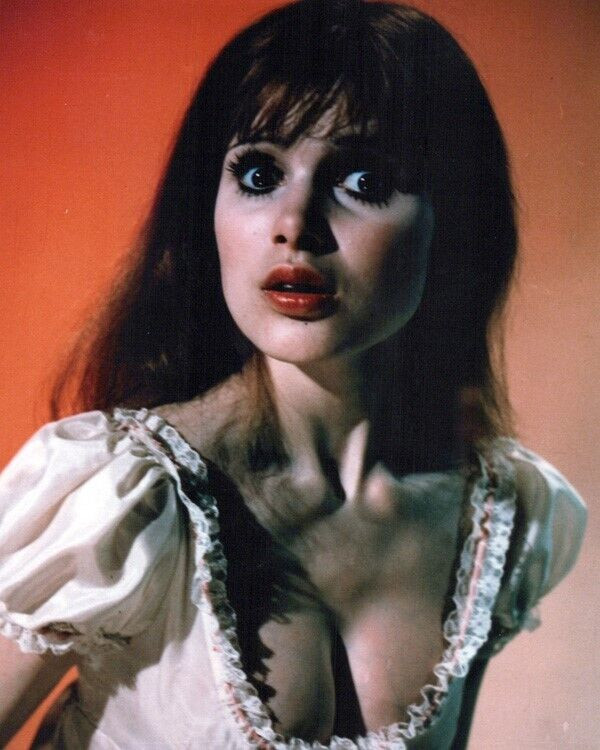 Madeline Smith showing cleavage The Vampire Lovers Hammer cheesecake 8x10 photo - Moviemarket