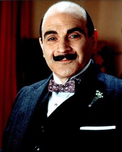 David Suchet portrait as Agatha Christie's Poirot classic TV series ...