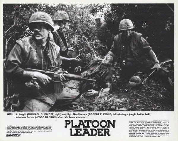 Platoon Leader 1988 original 8x10 photo Michael Dudikoff Robert F Lyons ...
