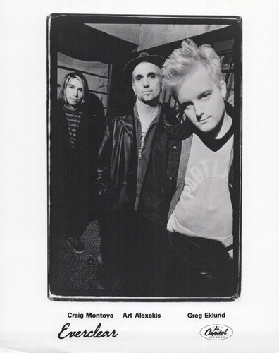 Everclear 1990's original 8x10 photo Capitol records promotional ...