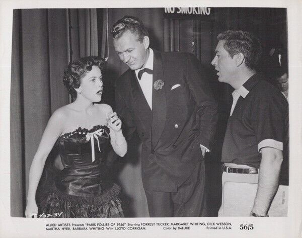 Paris Follies of 1956 original 8x10 photo Forrest Tucker Barbara ...