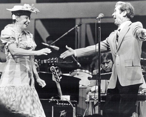 Roy Acuff and Minnie Pearl on stage Grand Ole Opry 8x10 inch photo ...