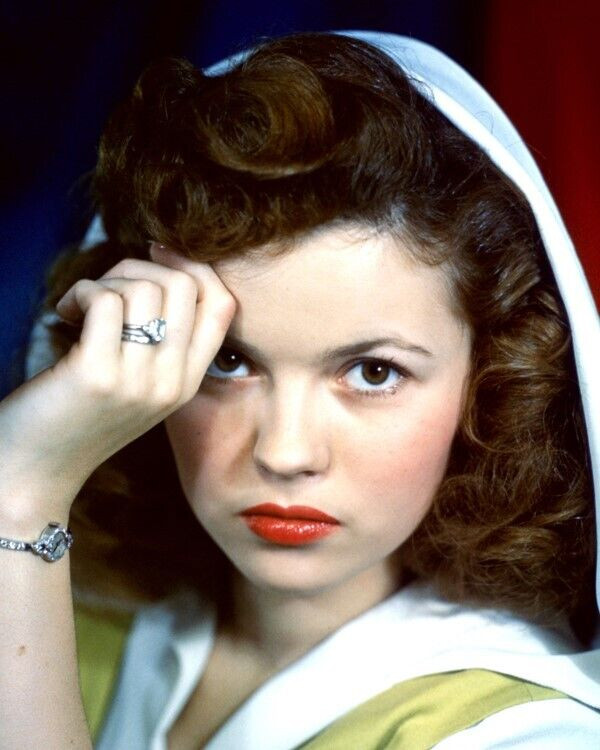 Shirley Temple 1940's Hollywood glamour portrait 8x10 inch real photo ...