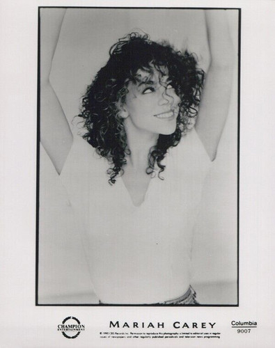 Mariah Carey vintage 8x10 inch photo promotional record label - Moviemarket