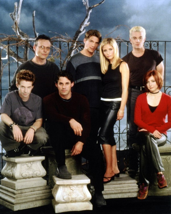 Buffy The Vampire Slayer Gellar Boreanaz Hannigan Head cast pose 8x10 ...