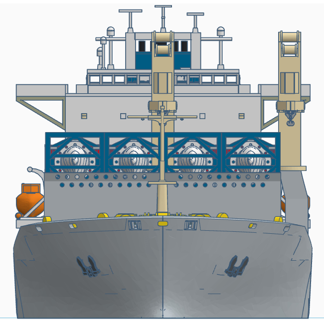 N-Scale Geared Break Bulk Carrier Ship Models | TrainBoard.com - The ...