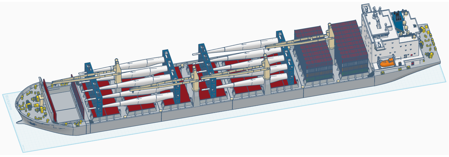 N-Scale Geared Break Bulk Carrier Ship Models | TrainBoard.com - The ...