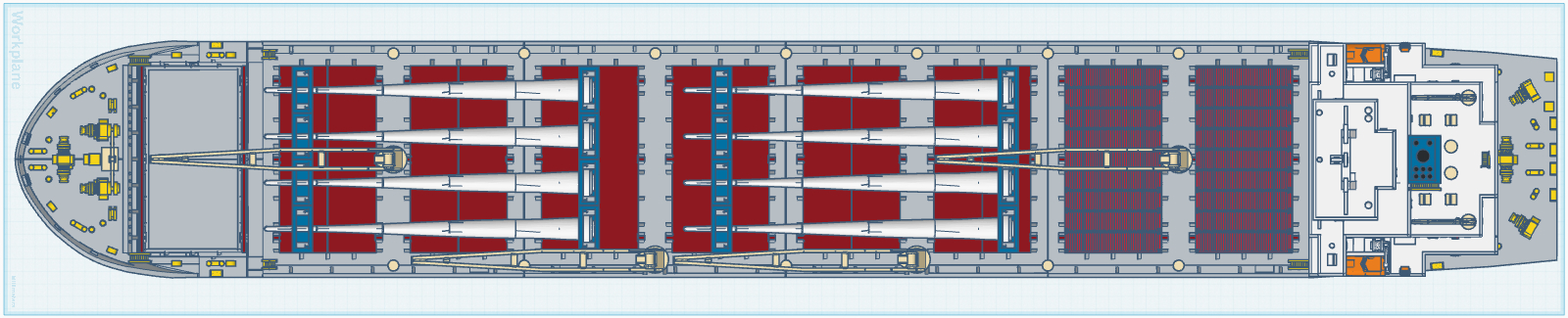 N-Scale Geared Break Bulk Carrier Ship Models | TrainBoard.com - The ...