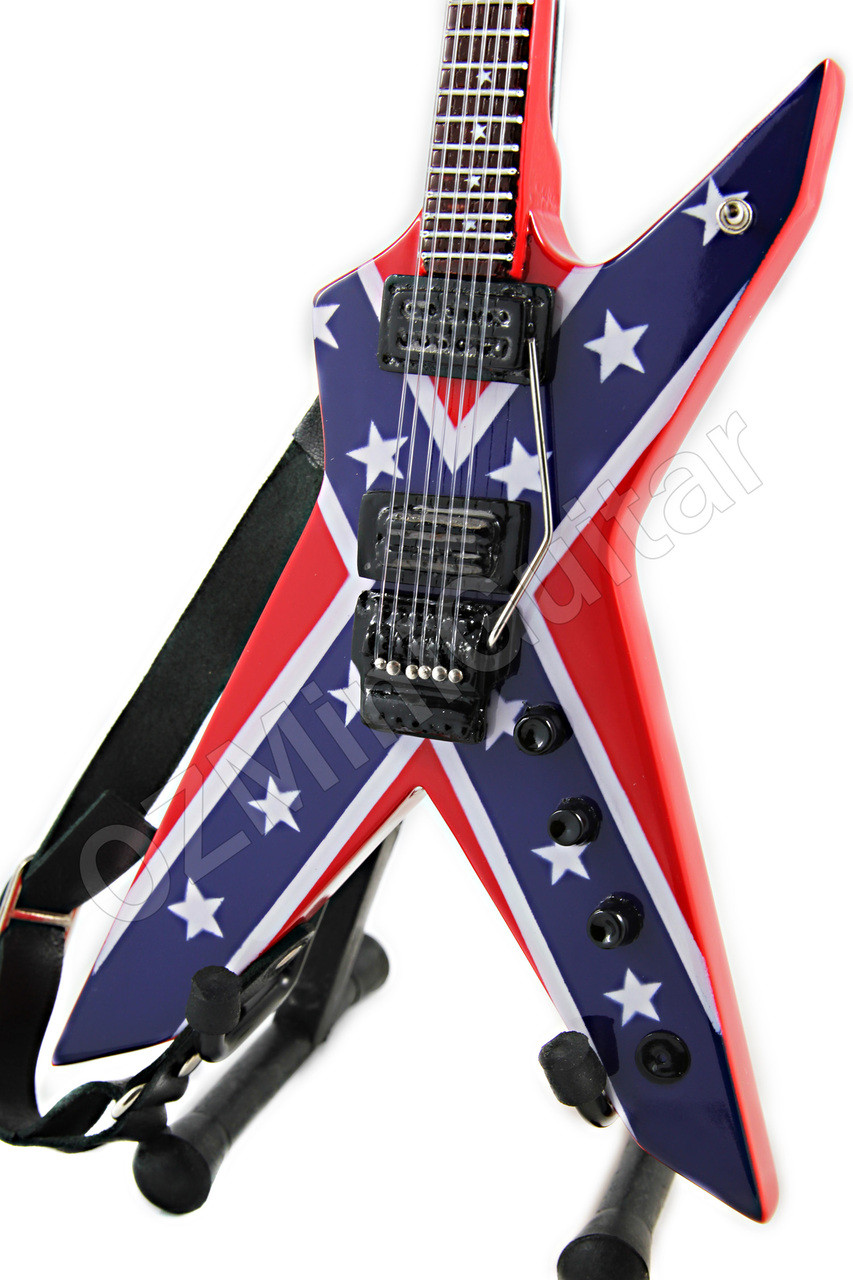 Miniature Guitar Dimebag Darrell DIXIE REBEL - OZMiniGuitar
