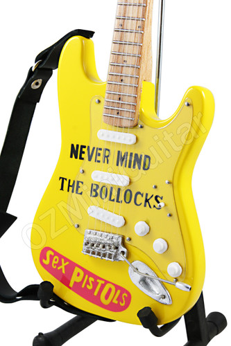 Miniature Guitar Sex Pistols Tribute Ozminiguitar